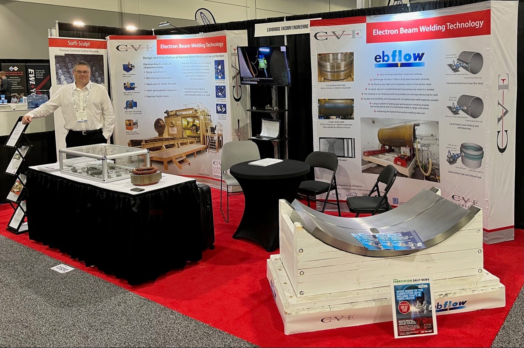 CVE Exhibit at Fabtech 2022 - Cambridge Vacuum Engineering